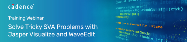 Training Insights – Webinar –: Solve Tricky SVA Problems with Jasper ...