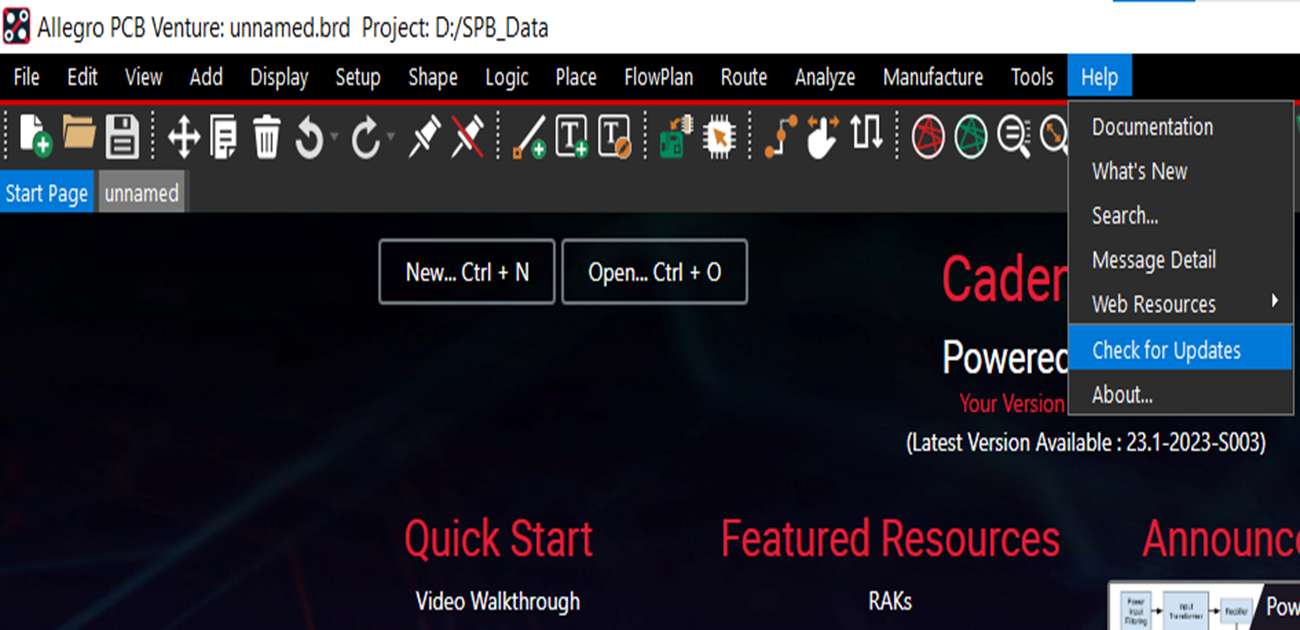 Software updates for OrCAD X and Allegro X on Windows - System, PCB ...