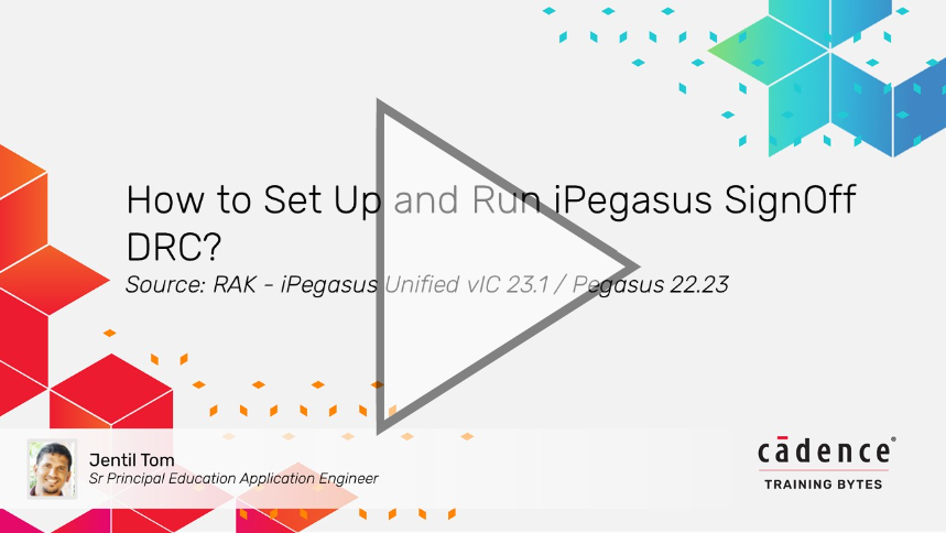 Virtuoso Studio: iPegasus for SignOff DRC and Fill - Analog/Custom Design - Cadence Blogs ...