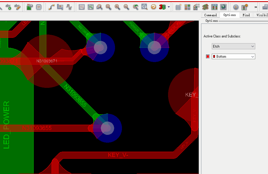 In allegro17.2 HF052,when opened automatically add teardrops, slide the ...