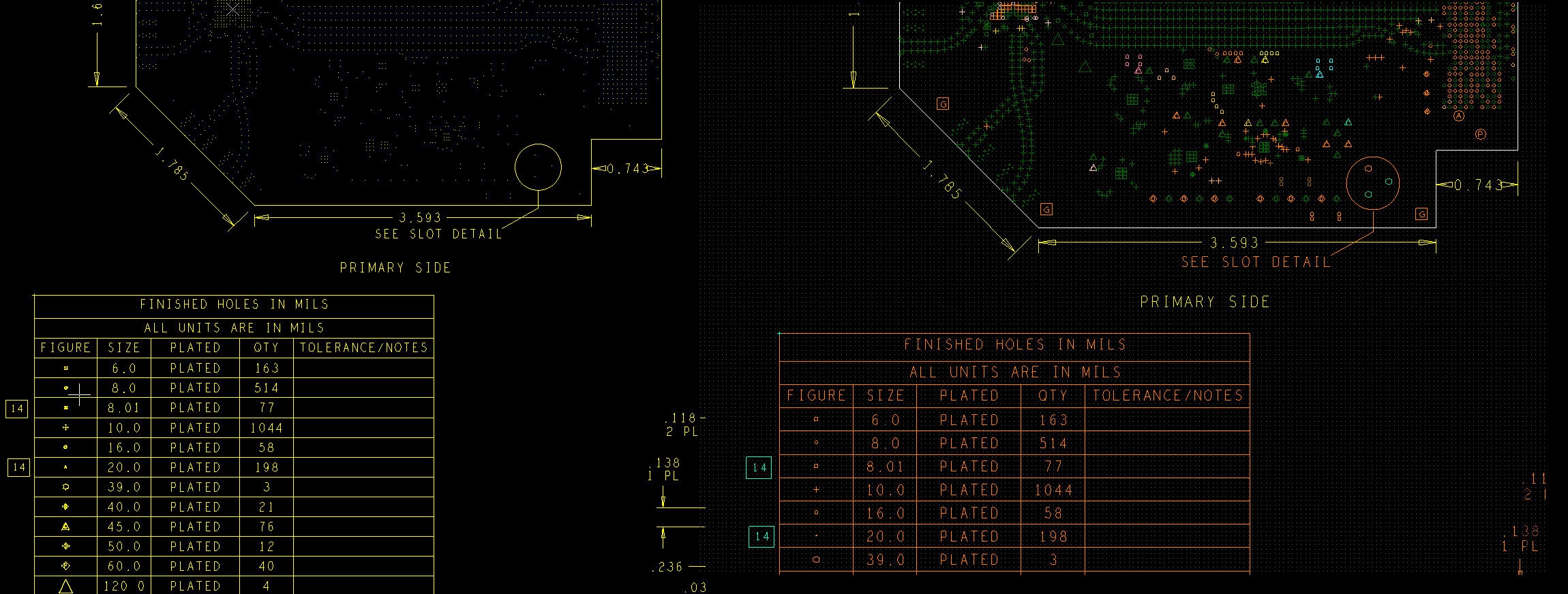 Drill drawing is coming up with dots on the board - PCB Design - PCB ...
