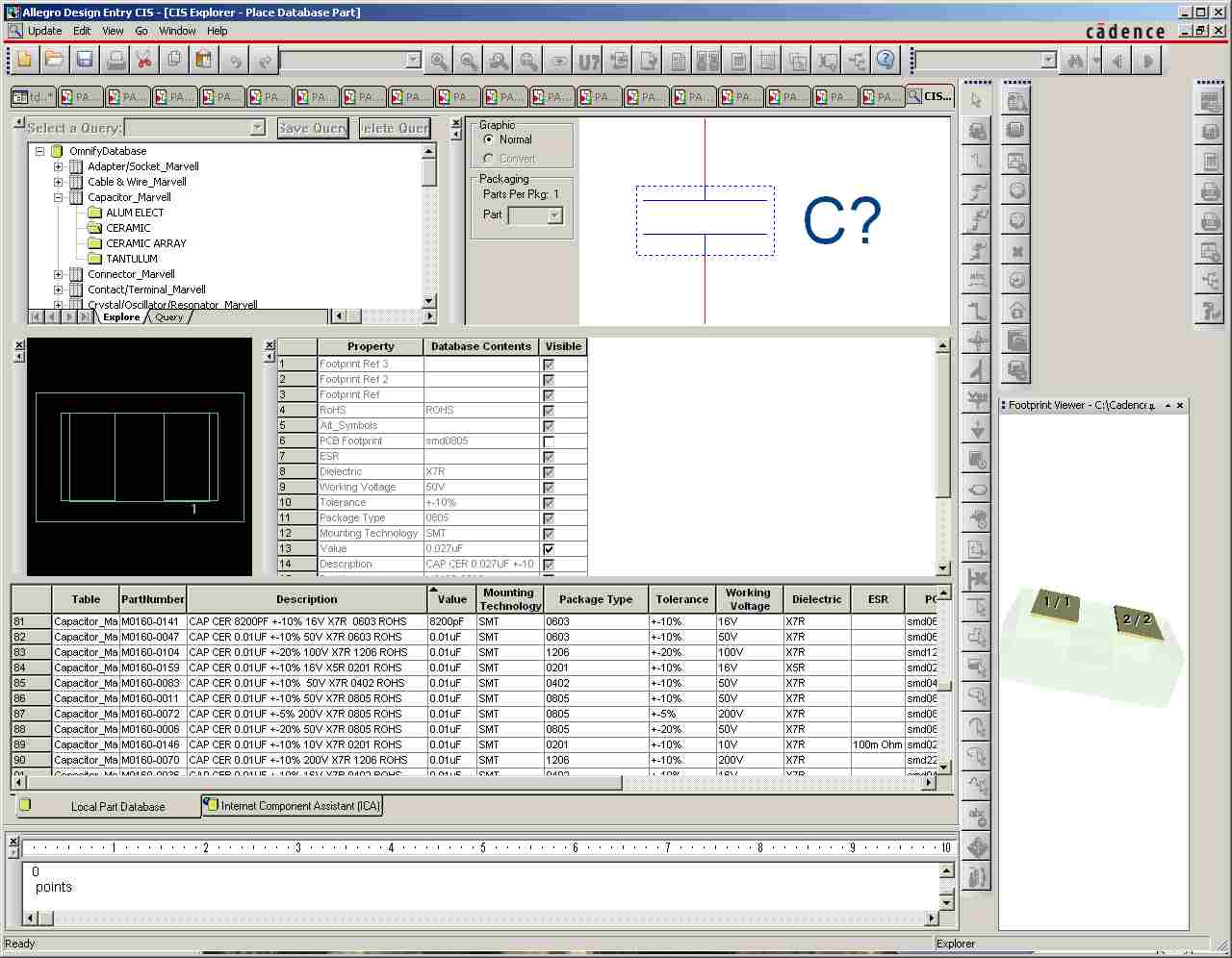 Turning off 3D footprint viewer in CIS Explorer? - PCB Design - PCB ...