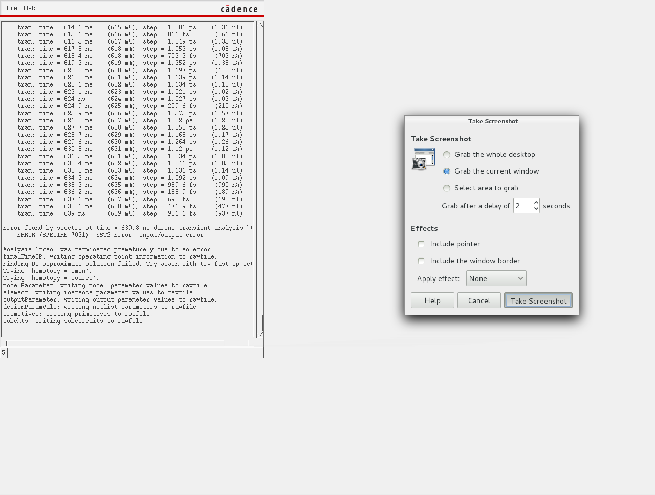 spectre - 7031 error: SST2: Input/output error - Custom IC Design - Cadence Technology Forums ...
