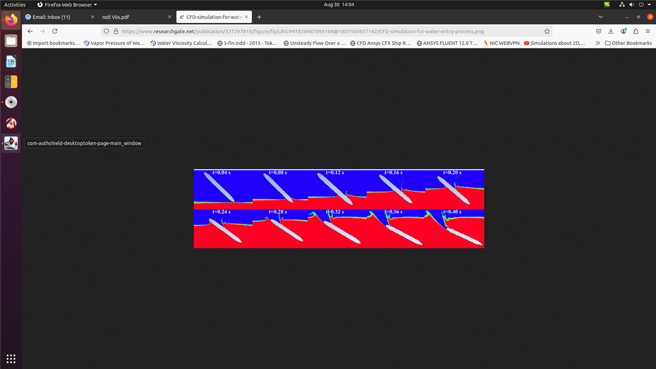 Water Entry Marine Computational Fluid Dynamics Cadence Community 