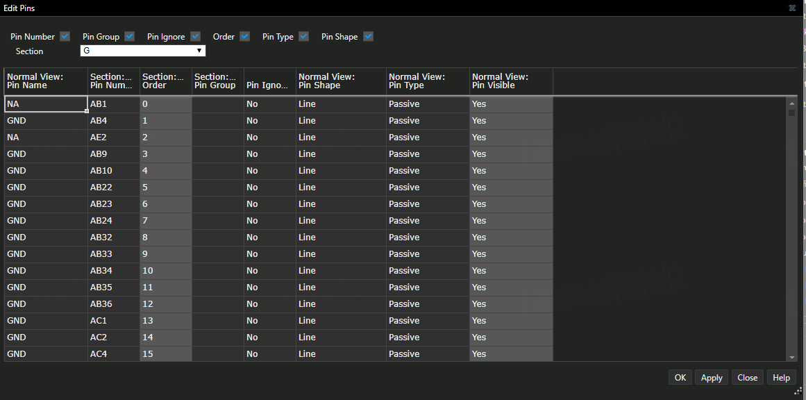 How To Ignore The Pin Number Same Pin Name Rule Check While Creating