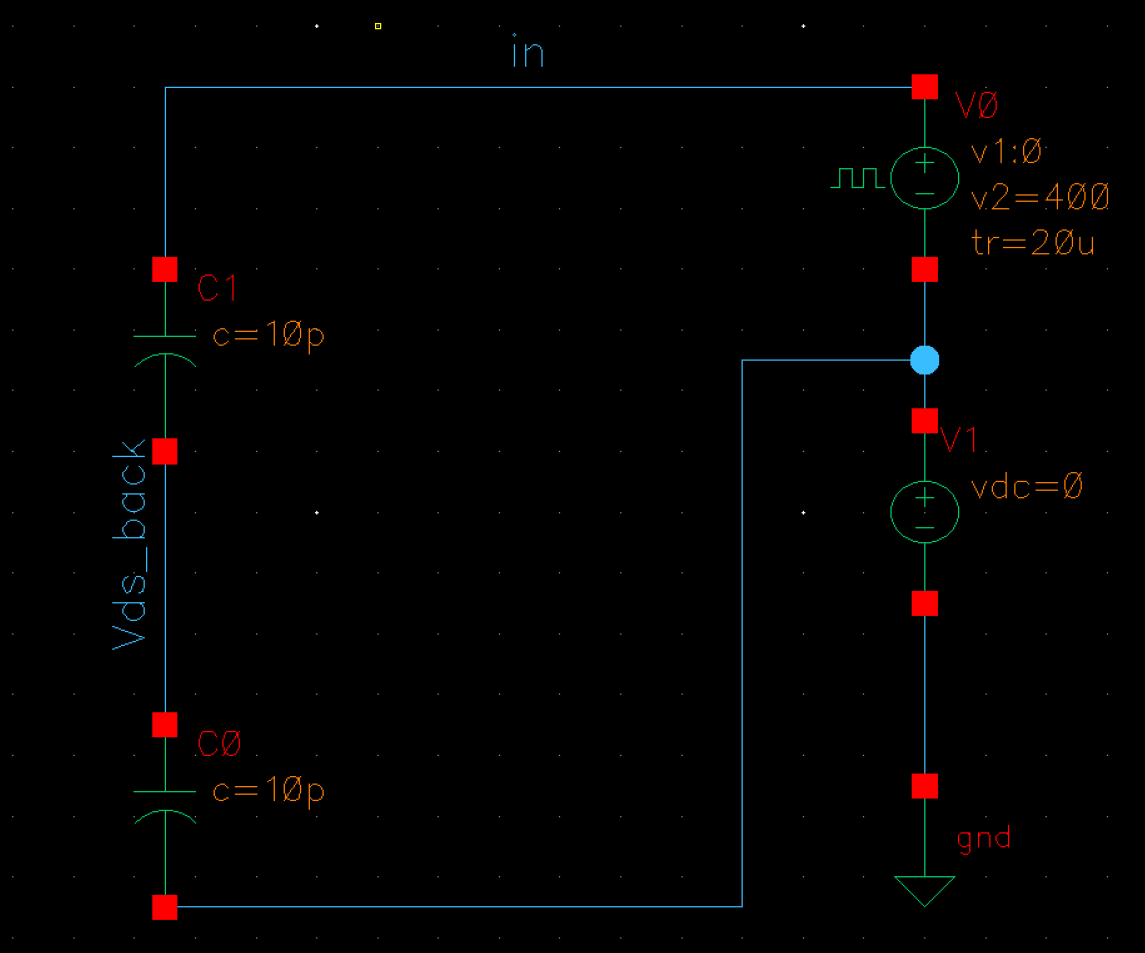 Error in series capacitor voltage sharing during spectre simulation - Custom IC Design - Cadence ...